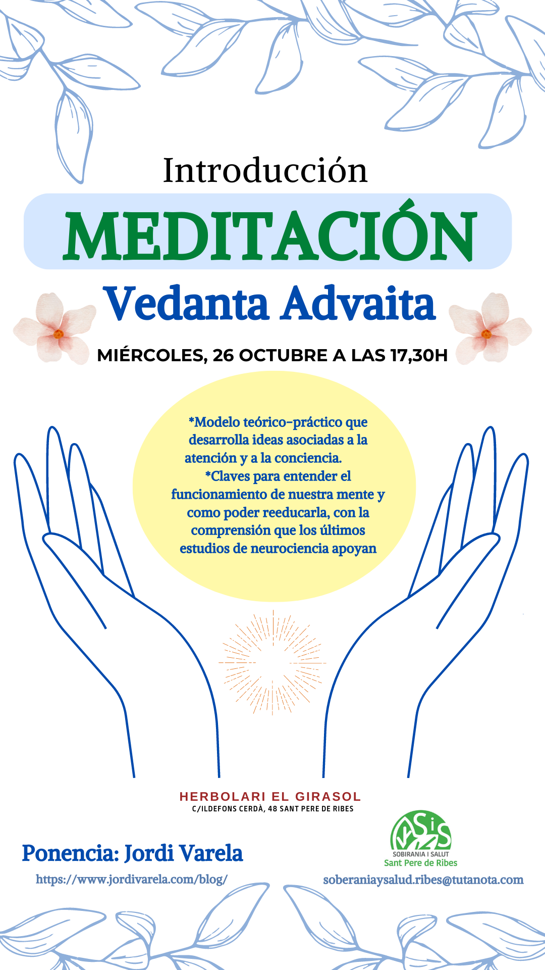 GRUPO SiS ST. PERE DE RIBES – Taller Introducción Meditación Vedanta ...